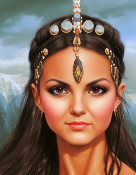Barbarian Princess (Victoria Justice) - AI Generated Artwork ...