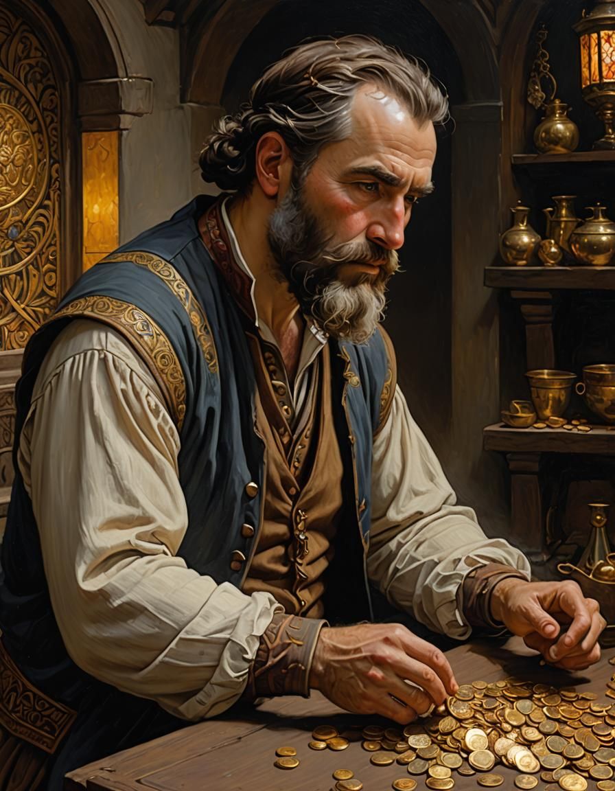 The Merchant - AI Generated Artwork - NightCafe Creator