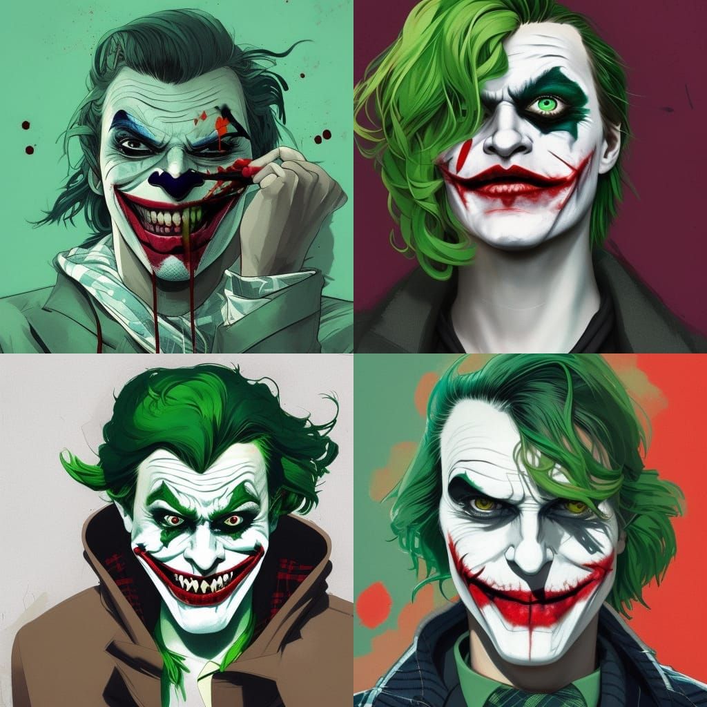 Joker - AI Generated Artwork - NightCafe Creator
