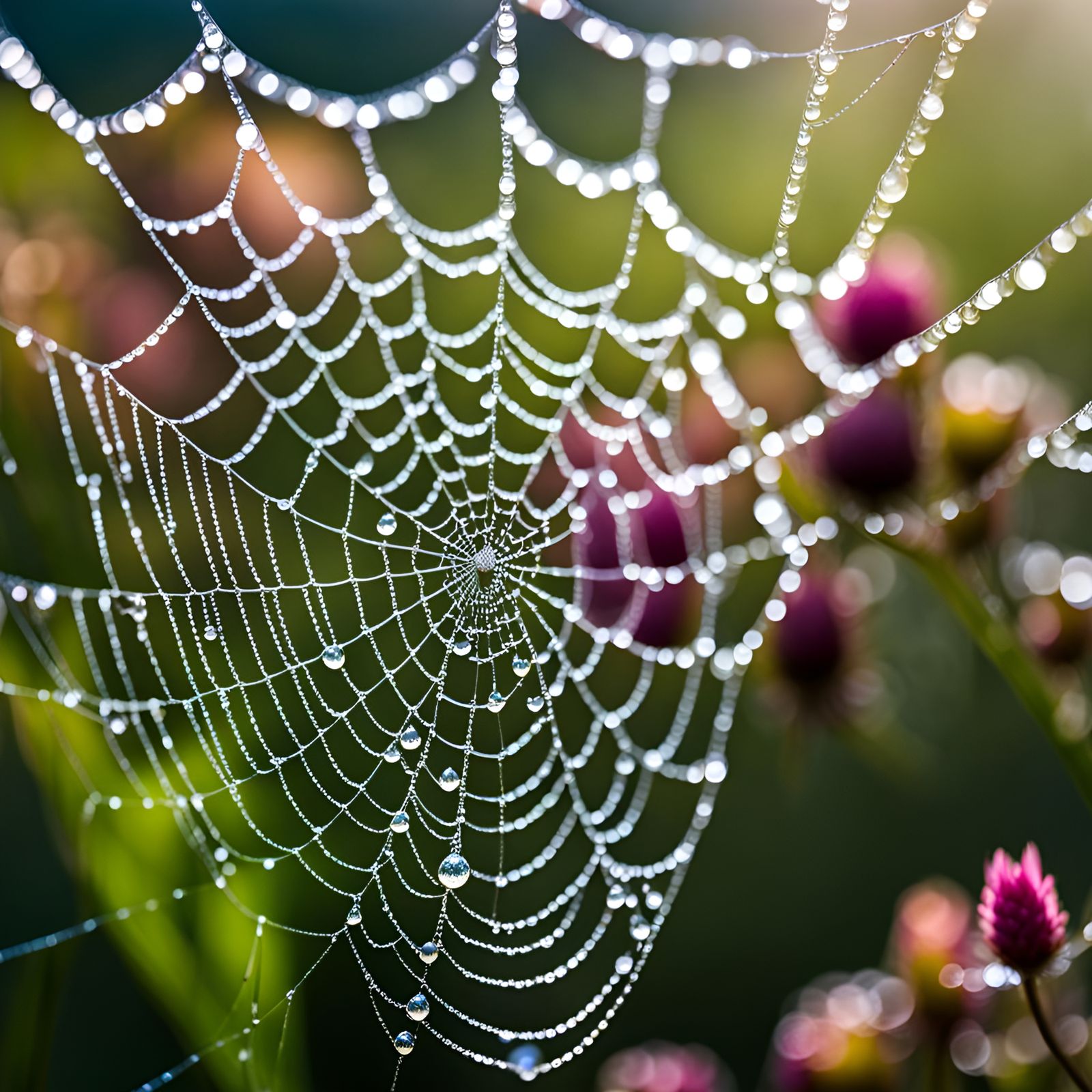 Spider web - AI Generated Artwork - NightCafe Creator