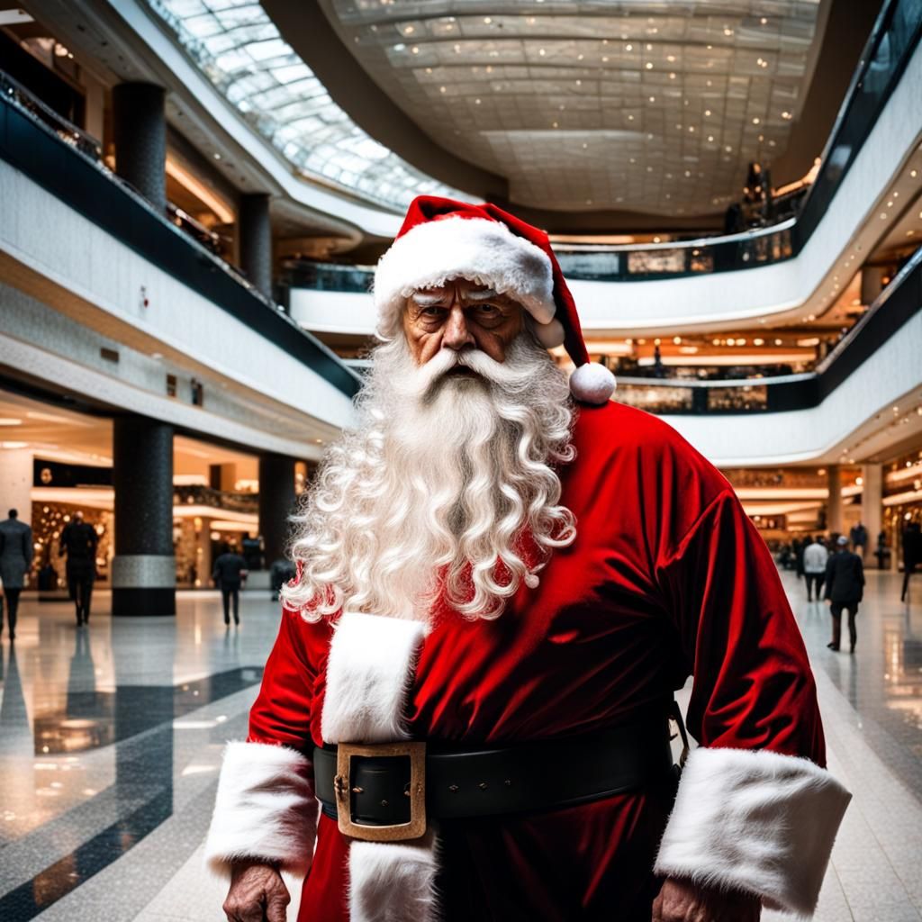 Mall Santa Series - AI Generated Artwork - NightCafe Creator