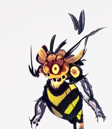 bee monster - AI Generated Artwork - NightCafe Creator