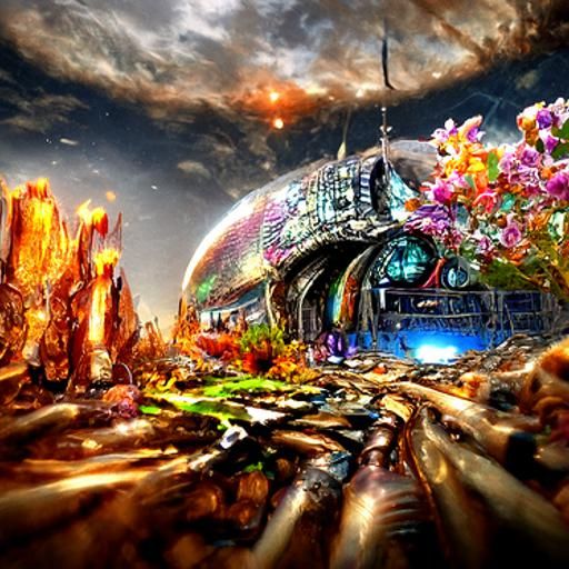 Advanced AI world: arena - AI Generated Artwork - NightCafe Creator