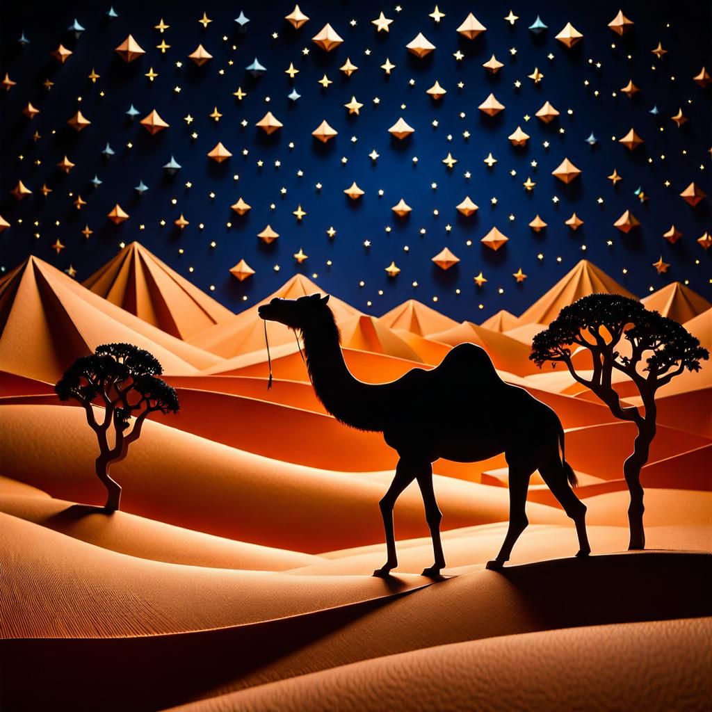 Sahara Night - AI Generated Artwork - NightCafe Creator