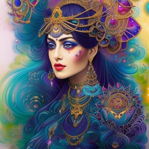 Celestial Princess - AI Generated Artwork - NightCafe Creator