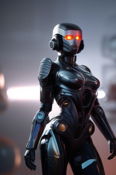 Fembot 4 - AI Generated Artwork - NightCafe Creator