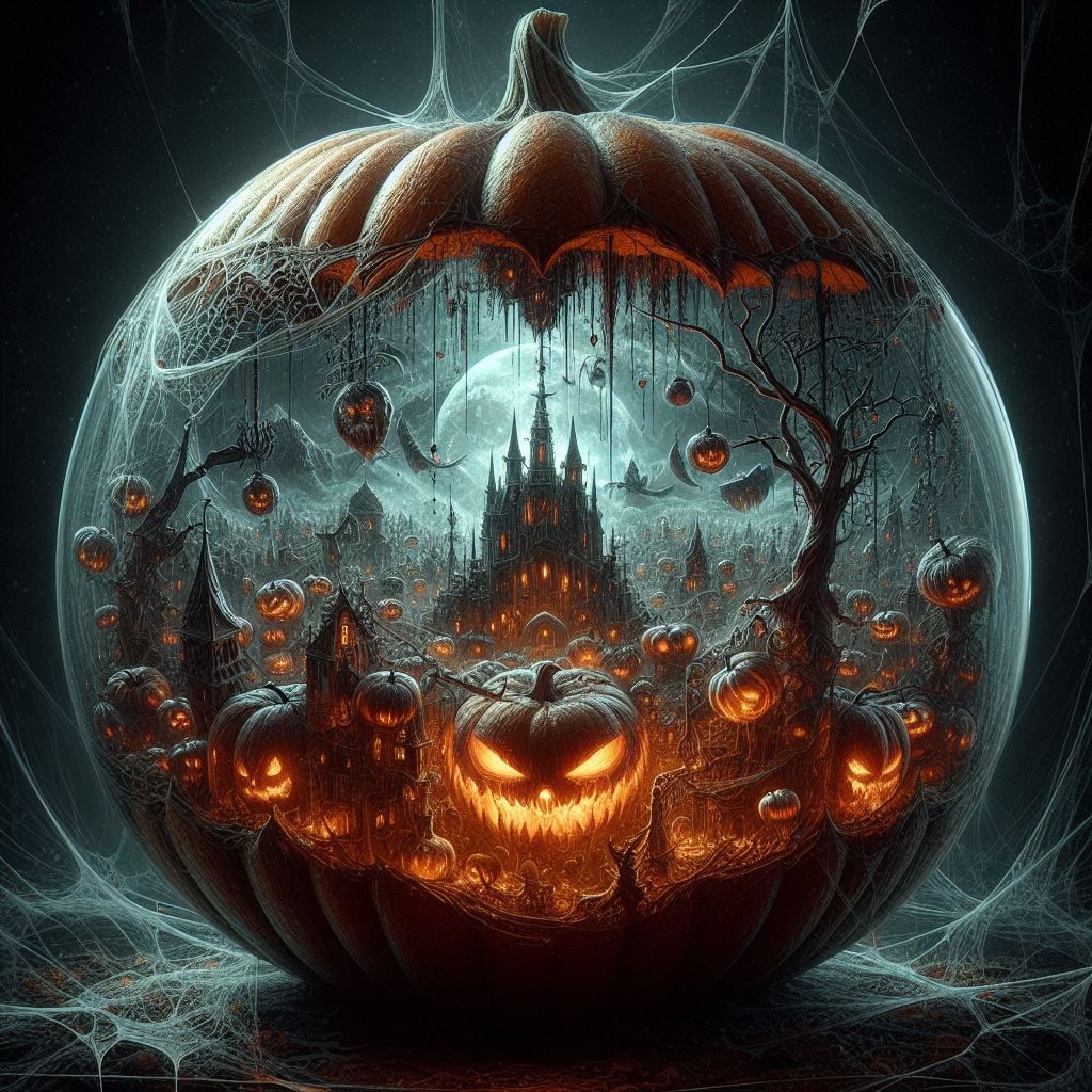 Halloween pumpkin - AI Generated Artwork - NightCafe Creator