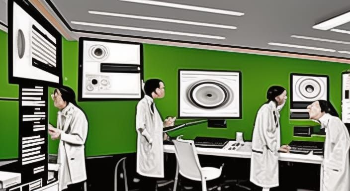 reel to reel computers, tape reels, tape reels, blurred faces, giant ...