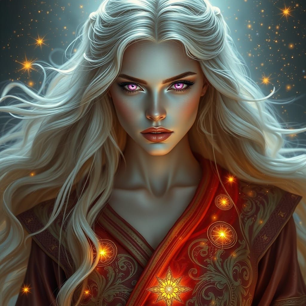 Valaryian Goddess - Majestic Valyrian Goddess in Ethereal Re...