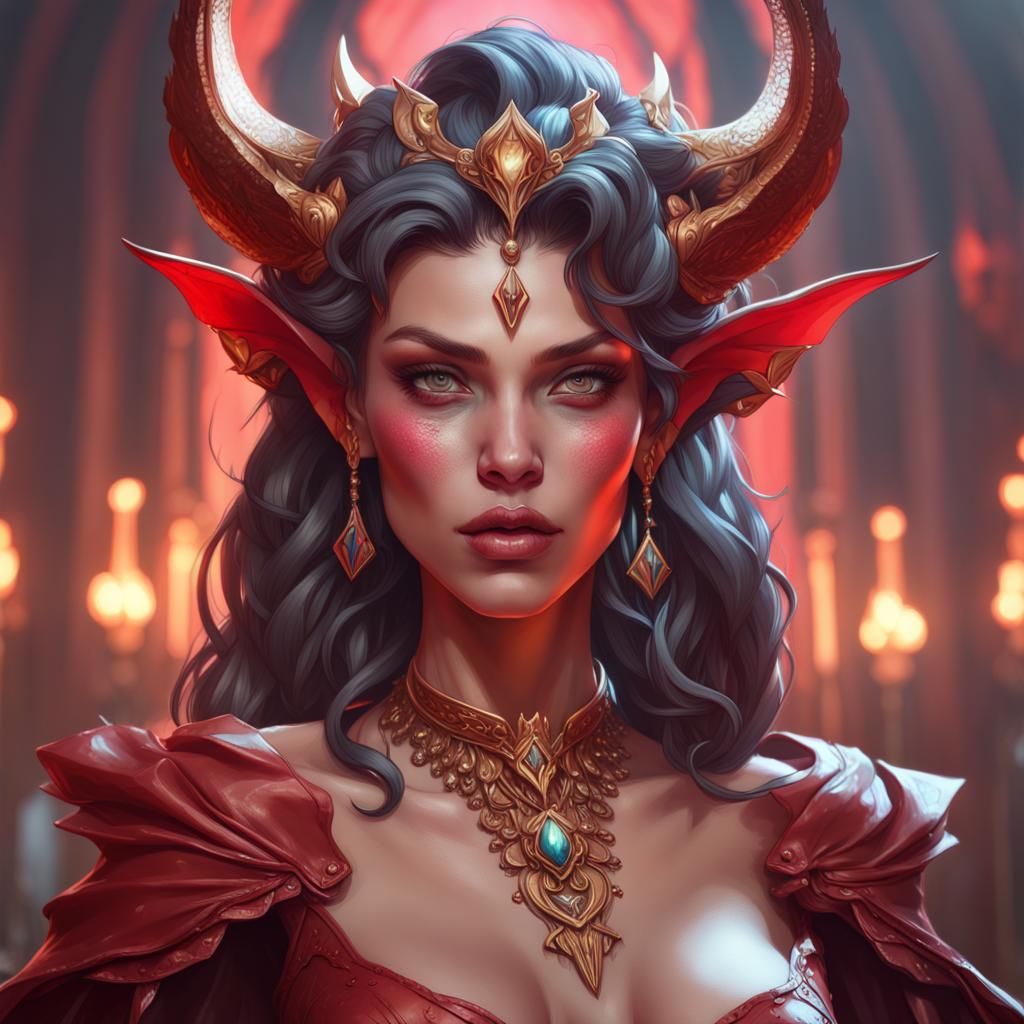Devil Princess - AI Generated Artwork - NightCafe Creator
