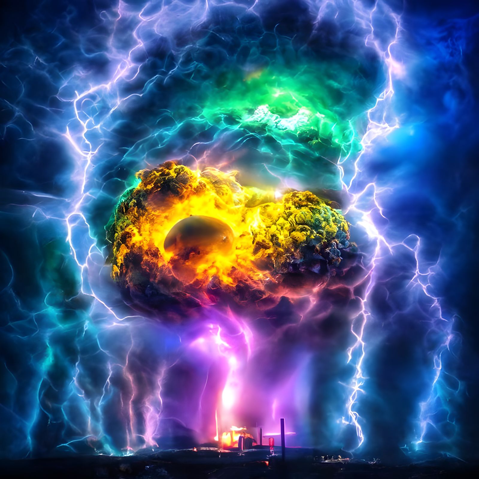 Colorful Stormfront - AI Generated Artwork - NightCafe Creator