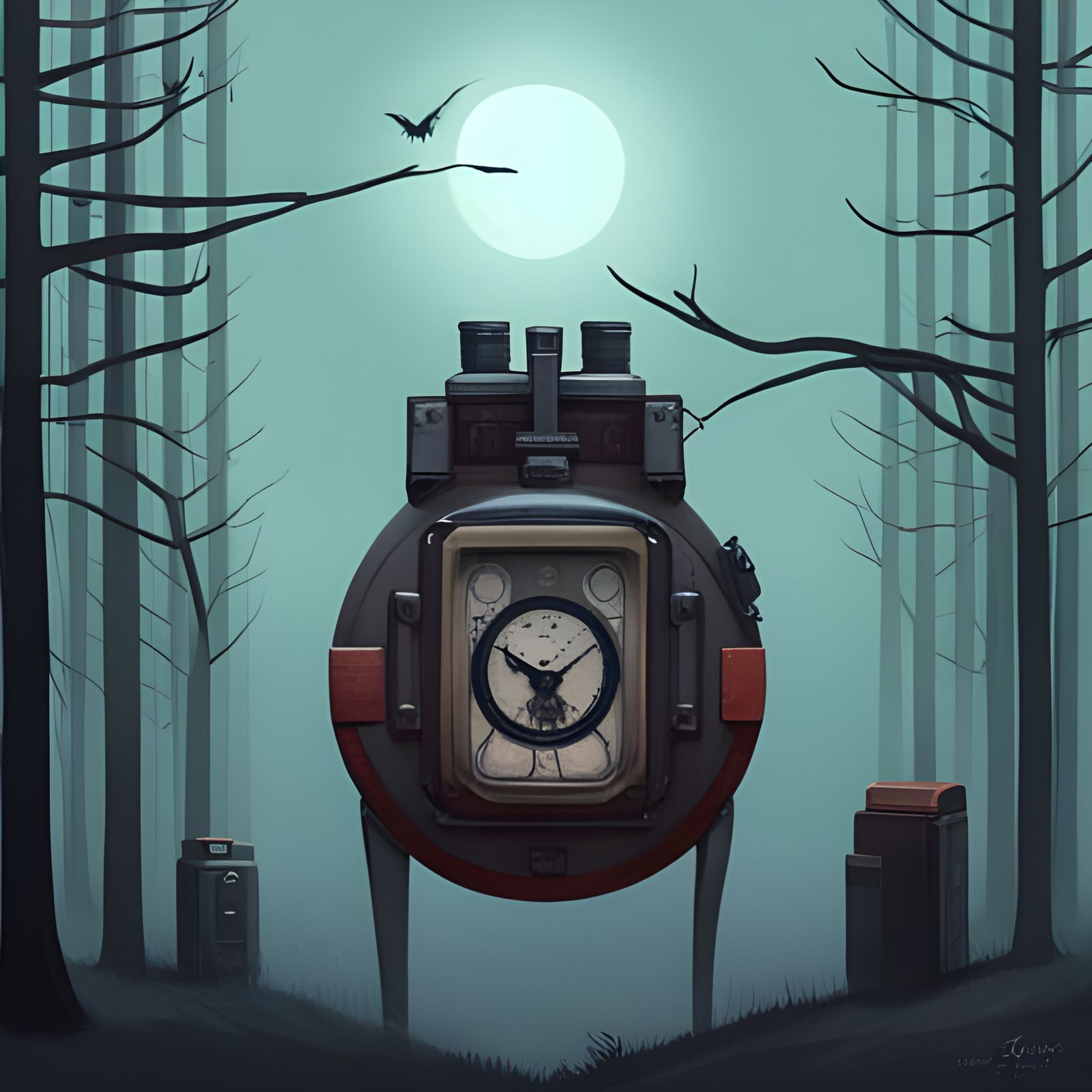 50s Time Machine Prototype - AI Generated Artwork - NightCafe Creator