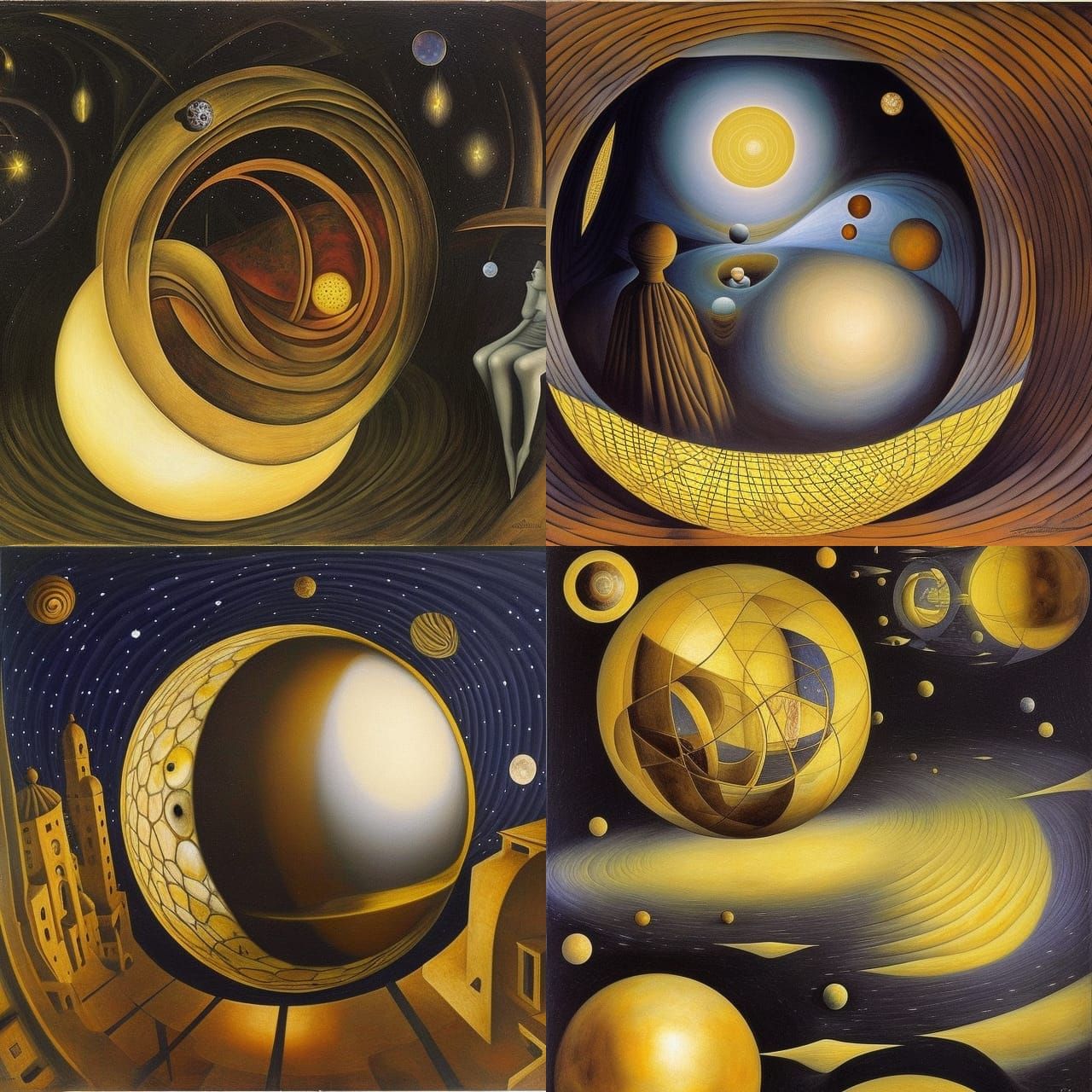 Celestial Spheres LIII - AI Generated Artwork - NightCafe Creator