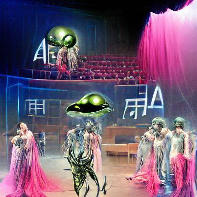 Aliens of the Opera - The Opera Series : r/nightcafe