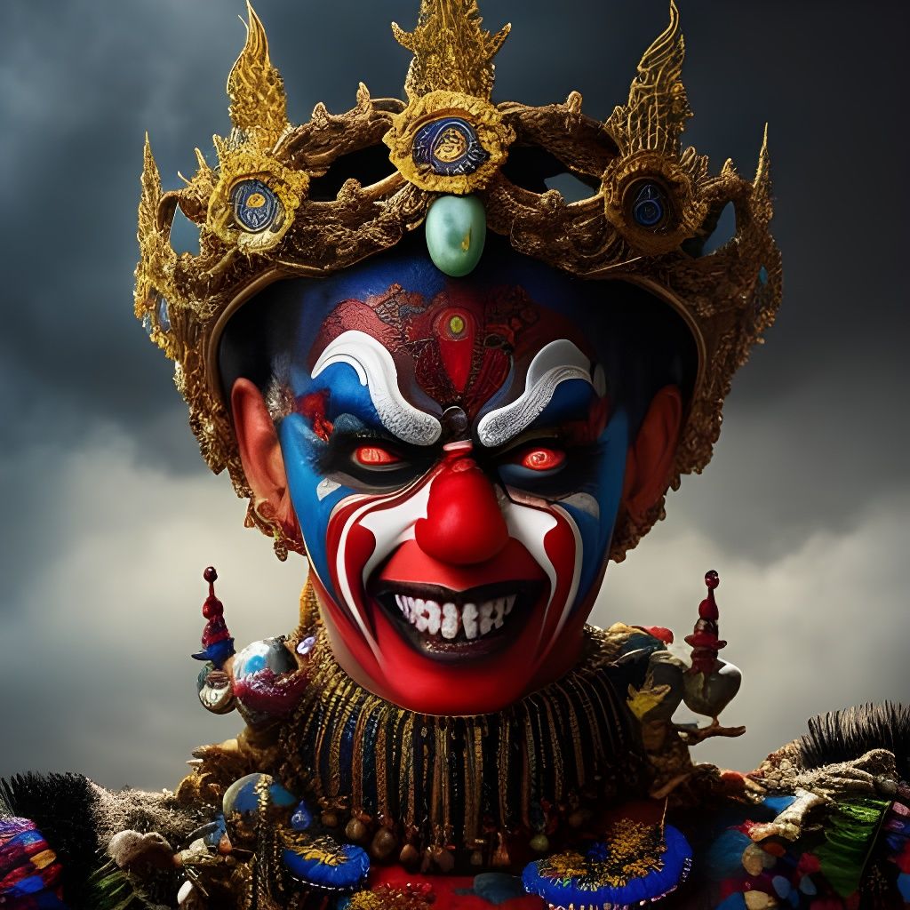 Voodoo Clown - AI Generated Artwork - NightCafe Creator
