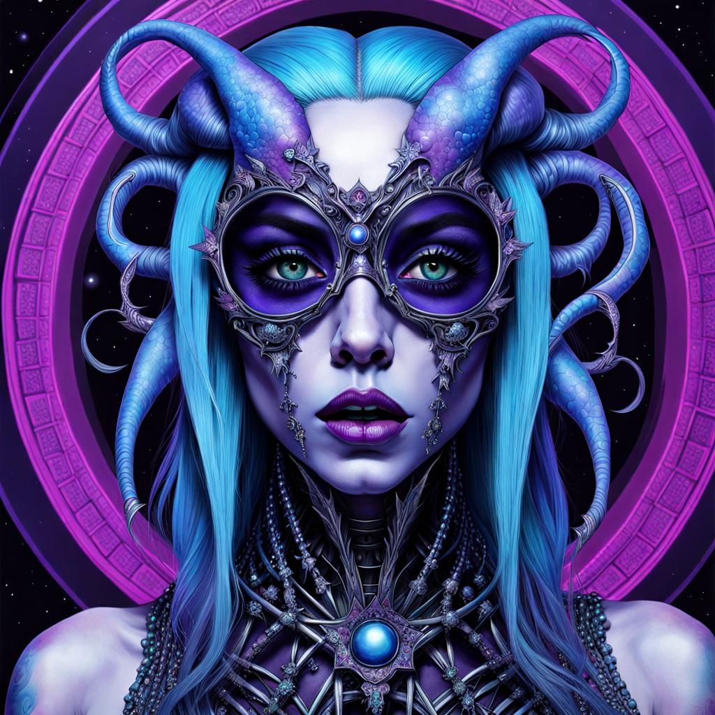 Cyber Lady - AI Generated Artwork - NightCafe Creator