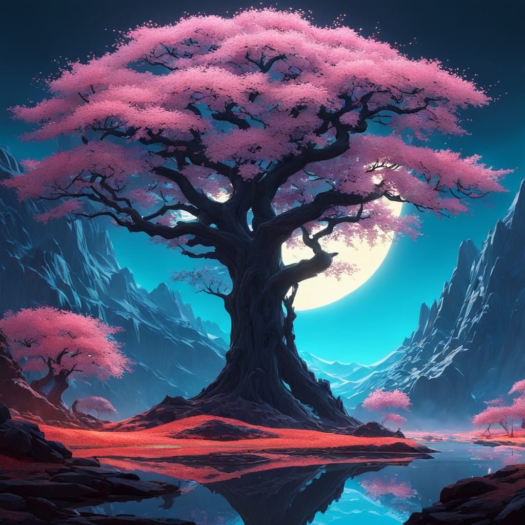 Tree in the night - Tree in the night