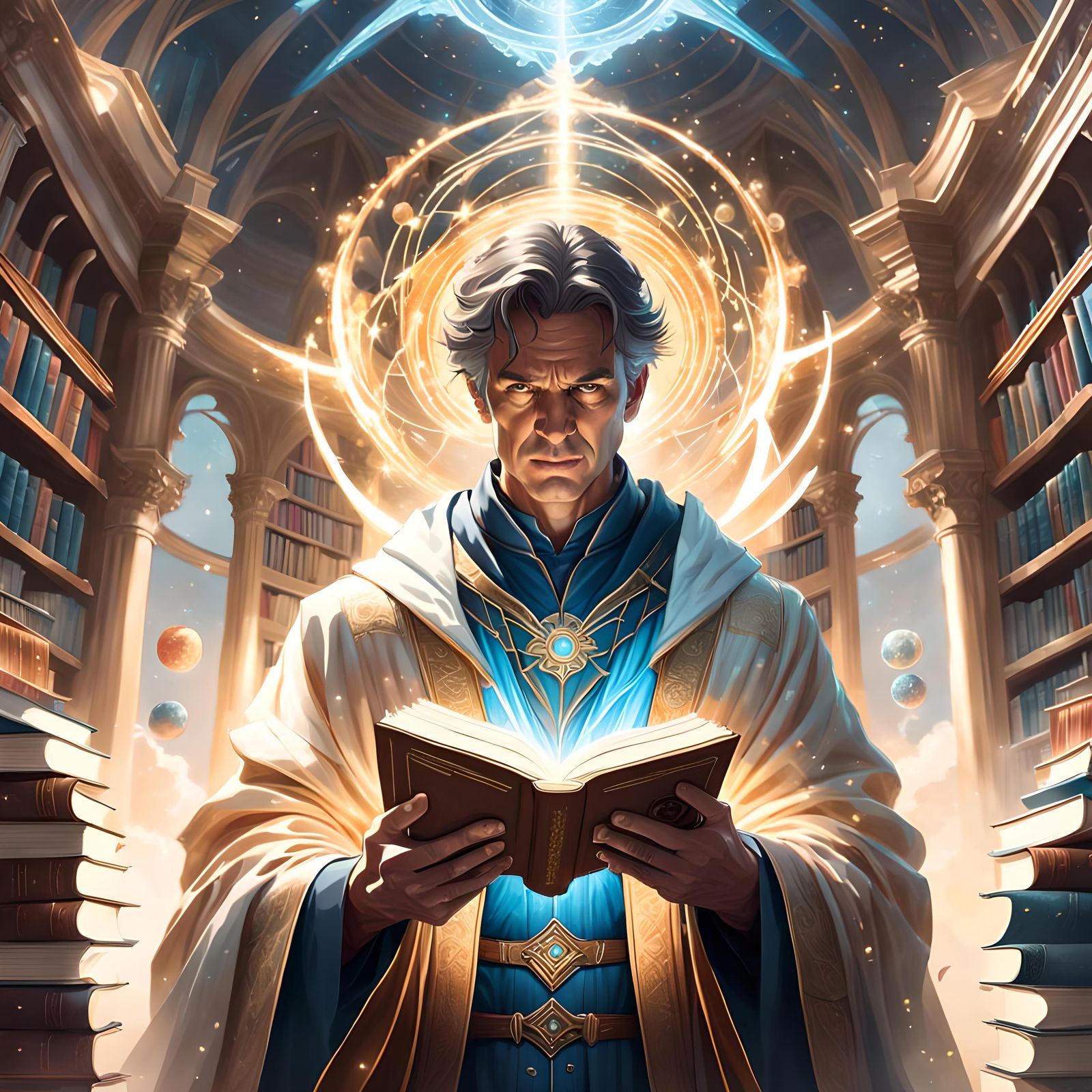 The Librarian - AI Generated Artwork - NightCafe Creator