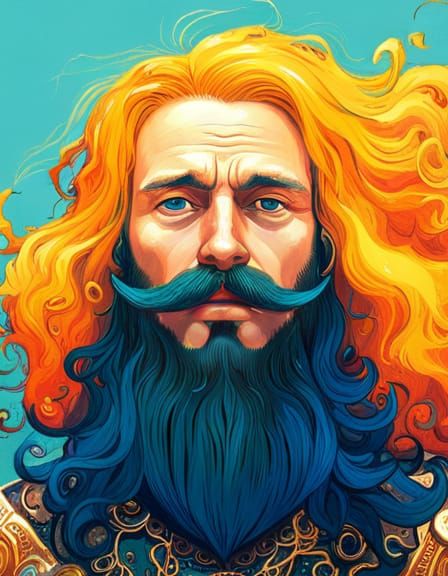 Mustachio man #2 - AI Generated Artwork - NightCafe Creator