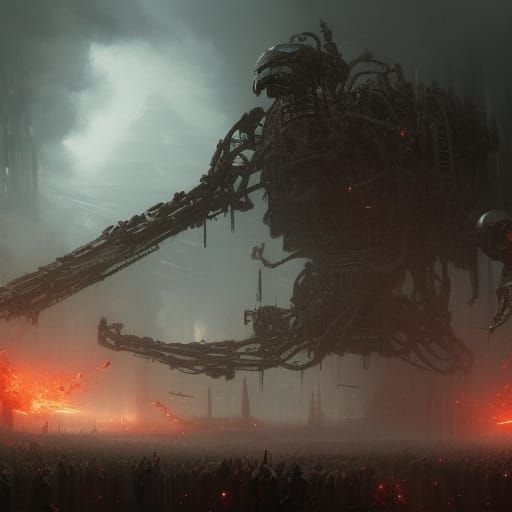 AI rules everything, the end of the humans, the world of the machines ...