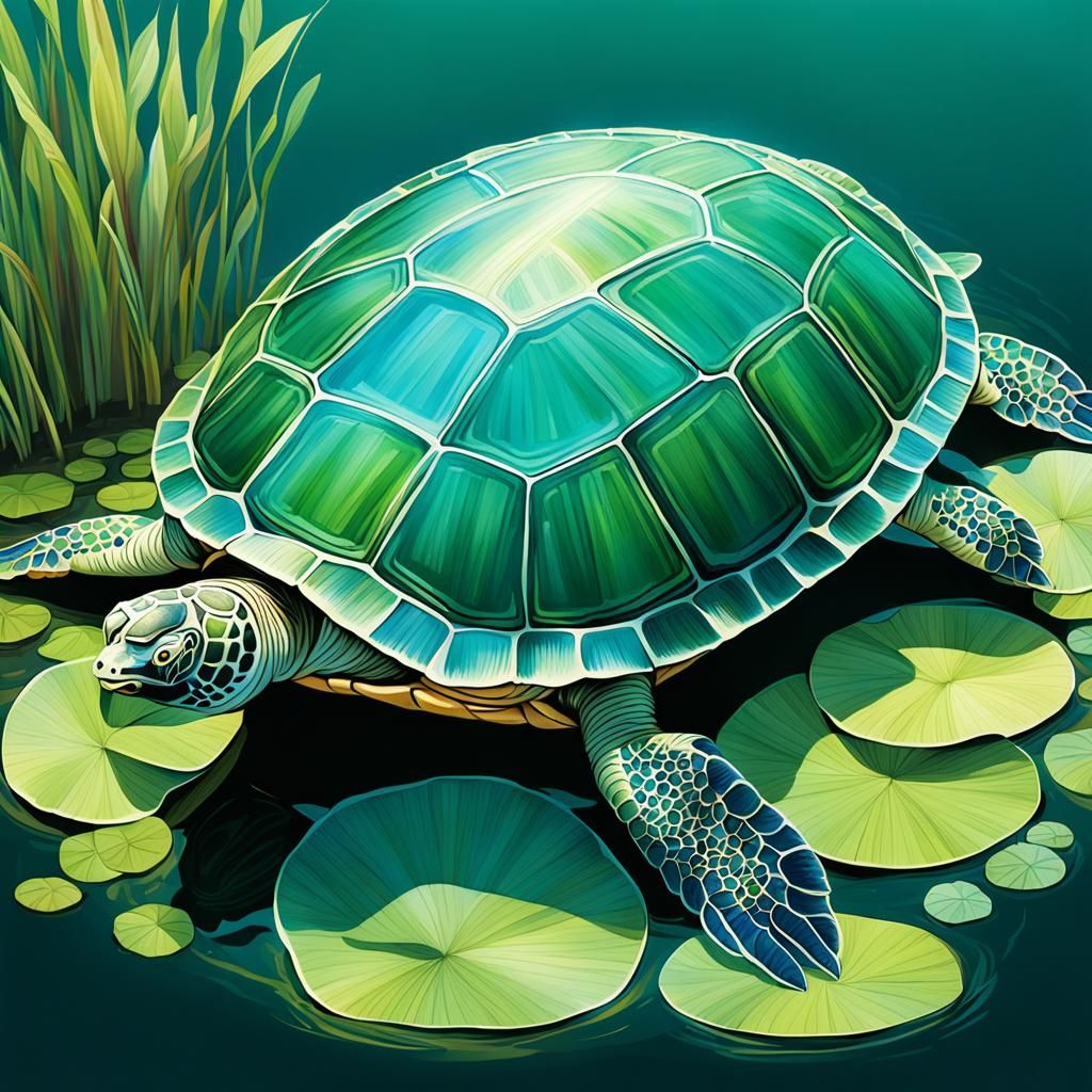 Turtle - AI Generated Artwork - NightCafe Creator