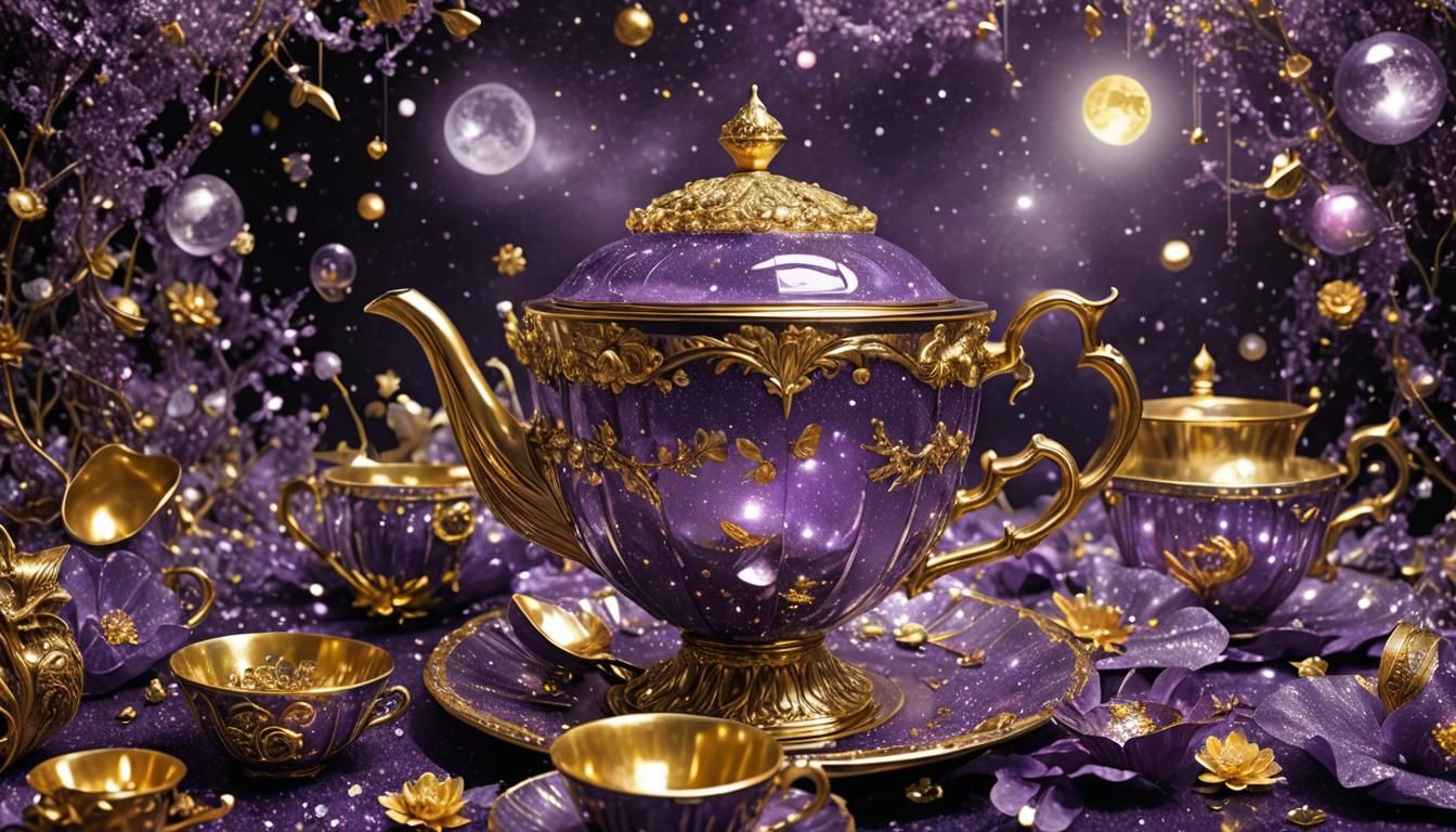 Night of the Lavender Moon - AI Generated Artwork - NightCafe Creator