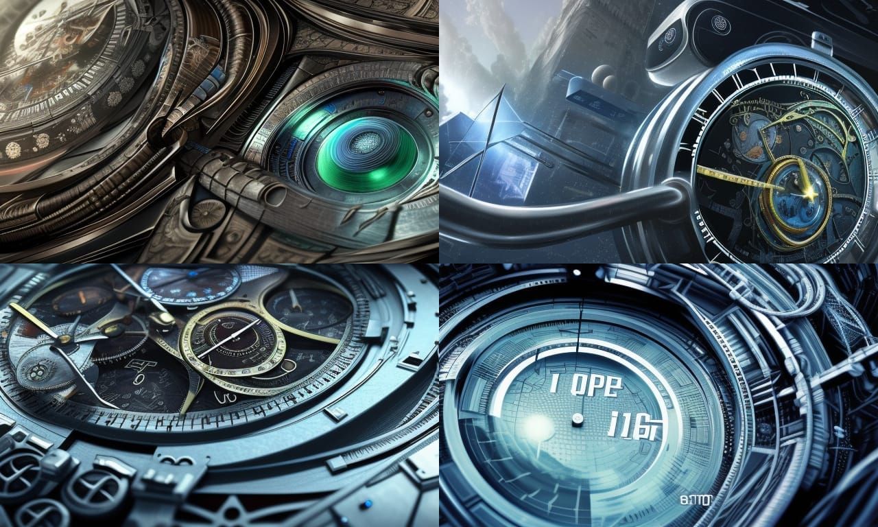 time keeps on slipping, into the future - AI Generated Artwork ...