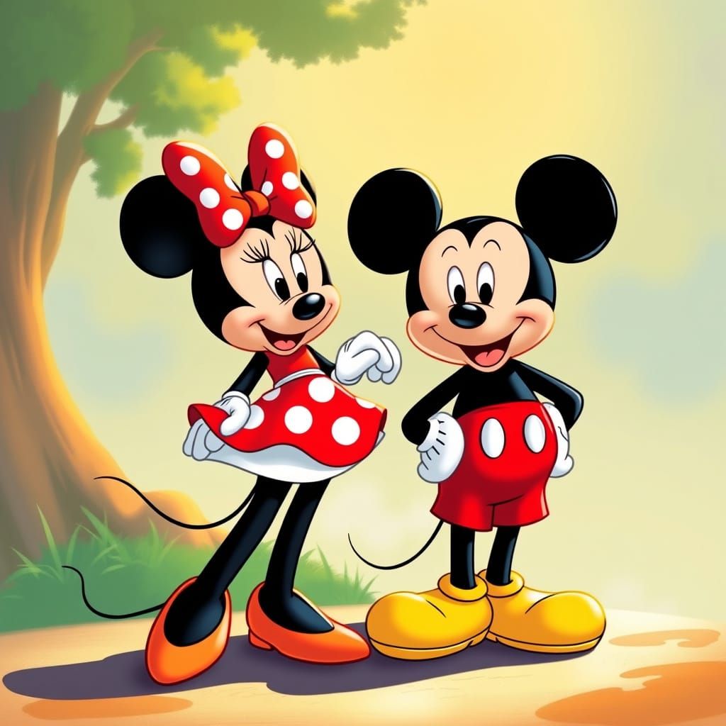 Minnie and Mickey Mouse - Minnie and Mickey Mouse