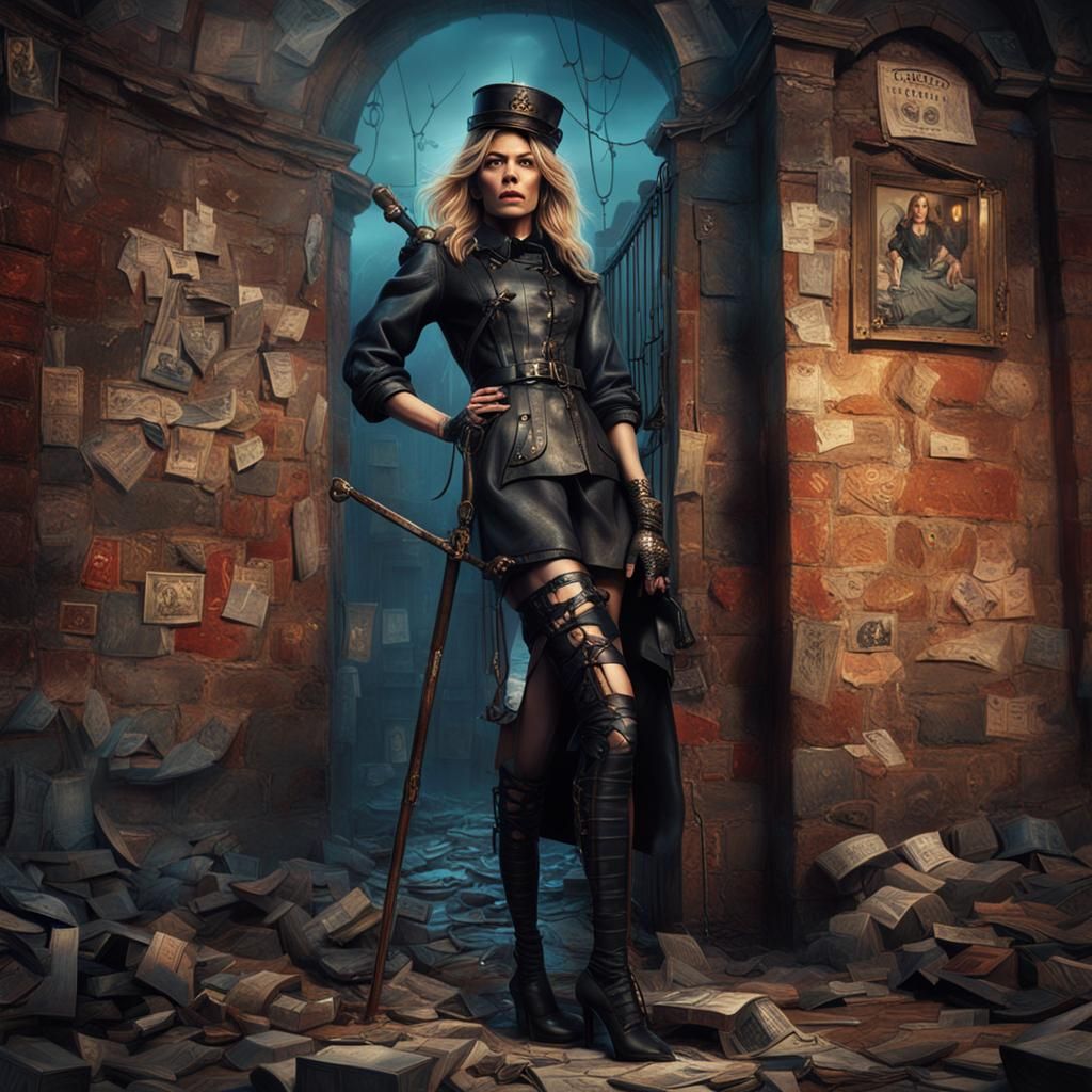 The cover of Taboo Magazine where Sienna Miller dressed in leather and ...