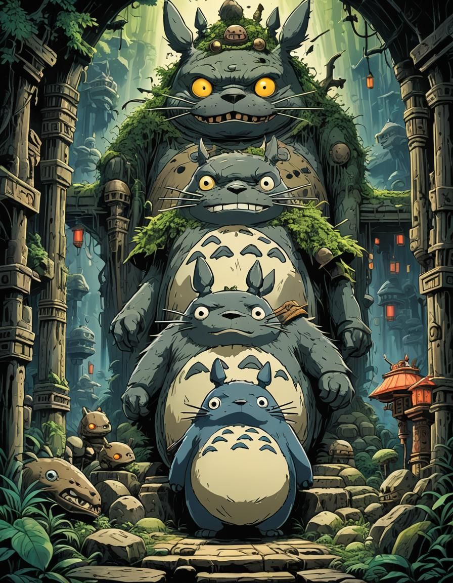 Totoro 4 - AI Generated Artwork - NightCafe Creator