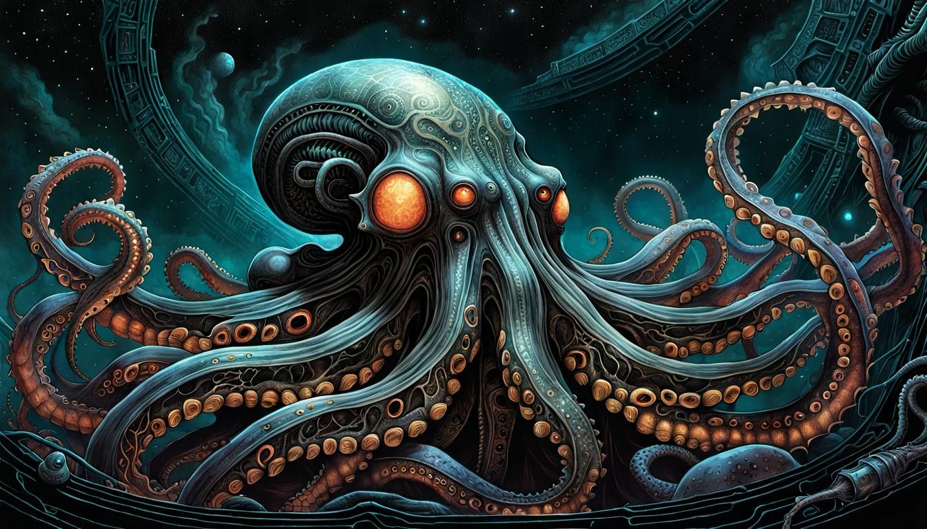 Sci-Fi Nightmare Fuel - AI Generated Artwork - NightCafe Creator