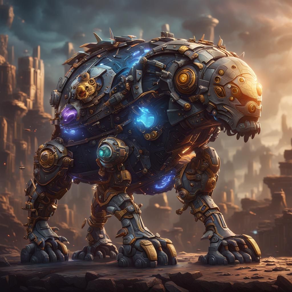 Cyborg Animal - AI Generated Artwork - NightCafe Creator