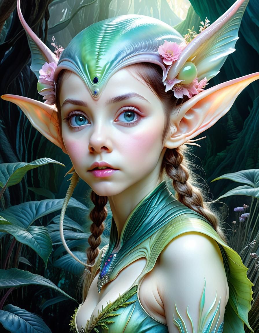 Alien Elf - AI Generated Artwork - NightCafe Creator