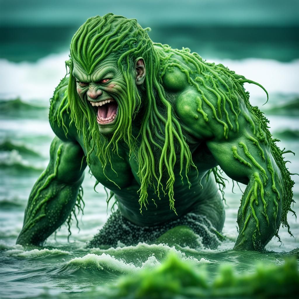 Algae Monster 2 - AI Generated Artwork - NightCafe Creator