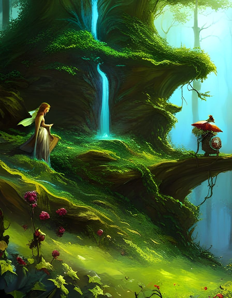 Fairy Forest - AI Generated Artwork - NightCafe Creator