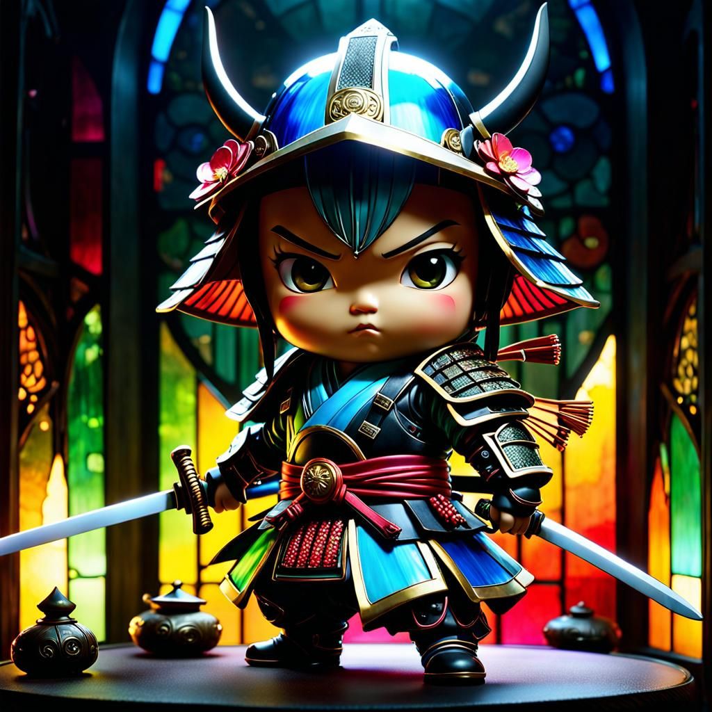 Samurai Chibi - AI Generated Artwork - NightCafe Creator
