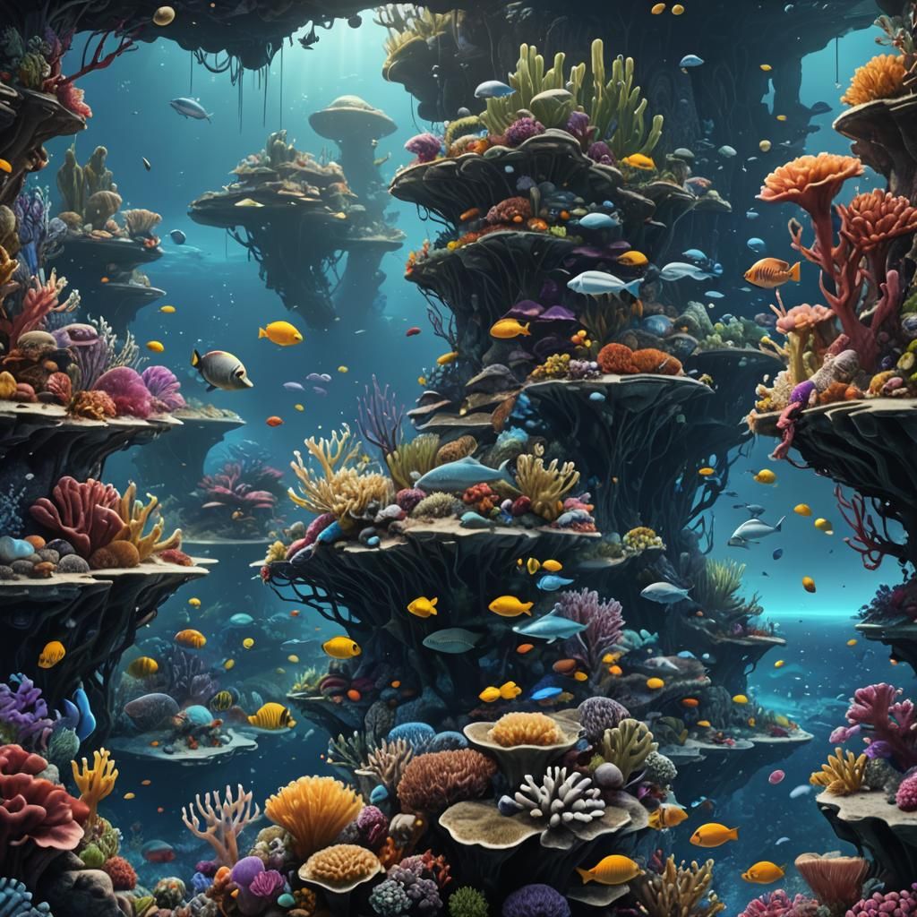 Ocean World - AI Generated Artwork - NightCafe Creator