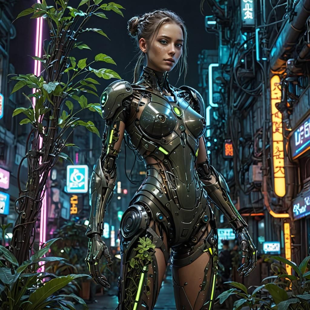 Circuit Bloom - AI Generated Artwork - NightCafe Creator