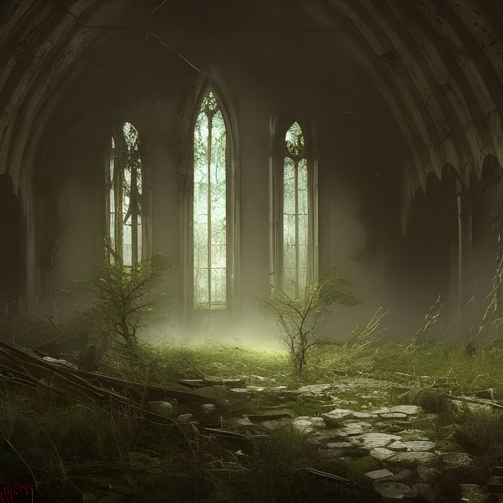 In Ruins - AI Generated Artwork - NightCafe Creator