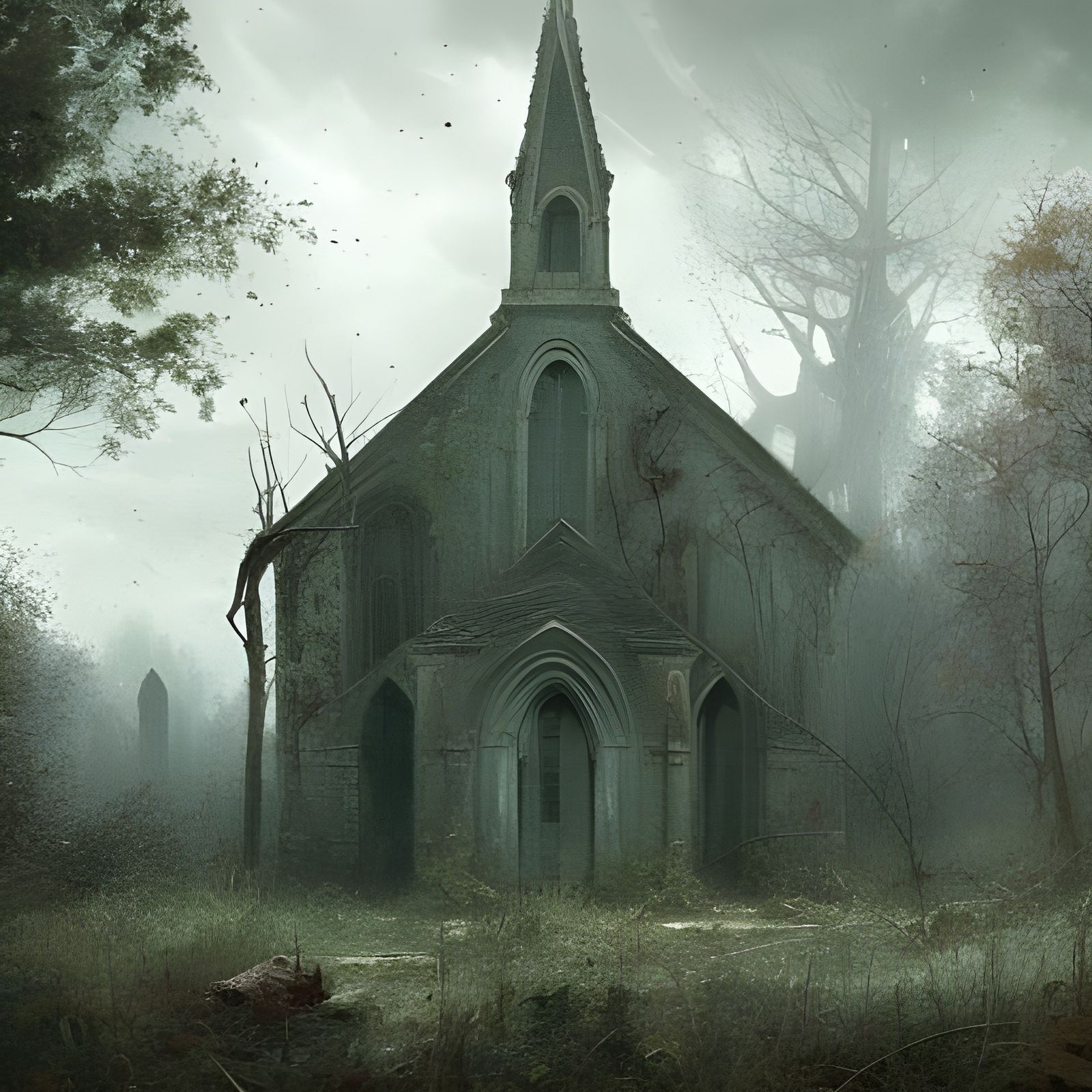Swamp Church - AI Generated Artwork - NightCafe Creator