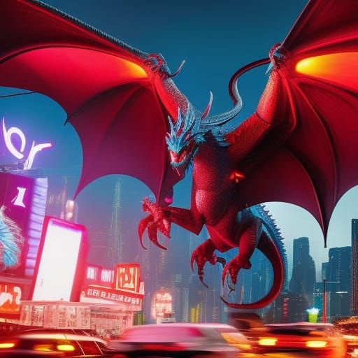 Red Dragon - AI Generated Artwork - NightCafe Creator