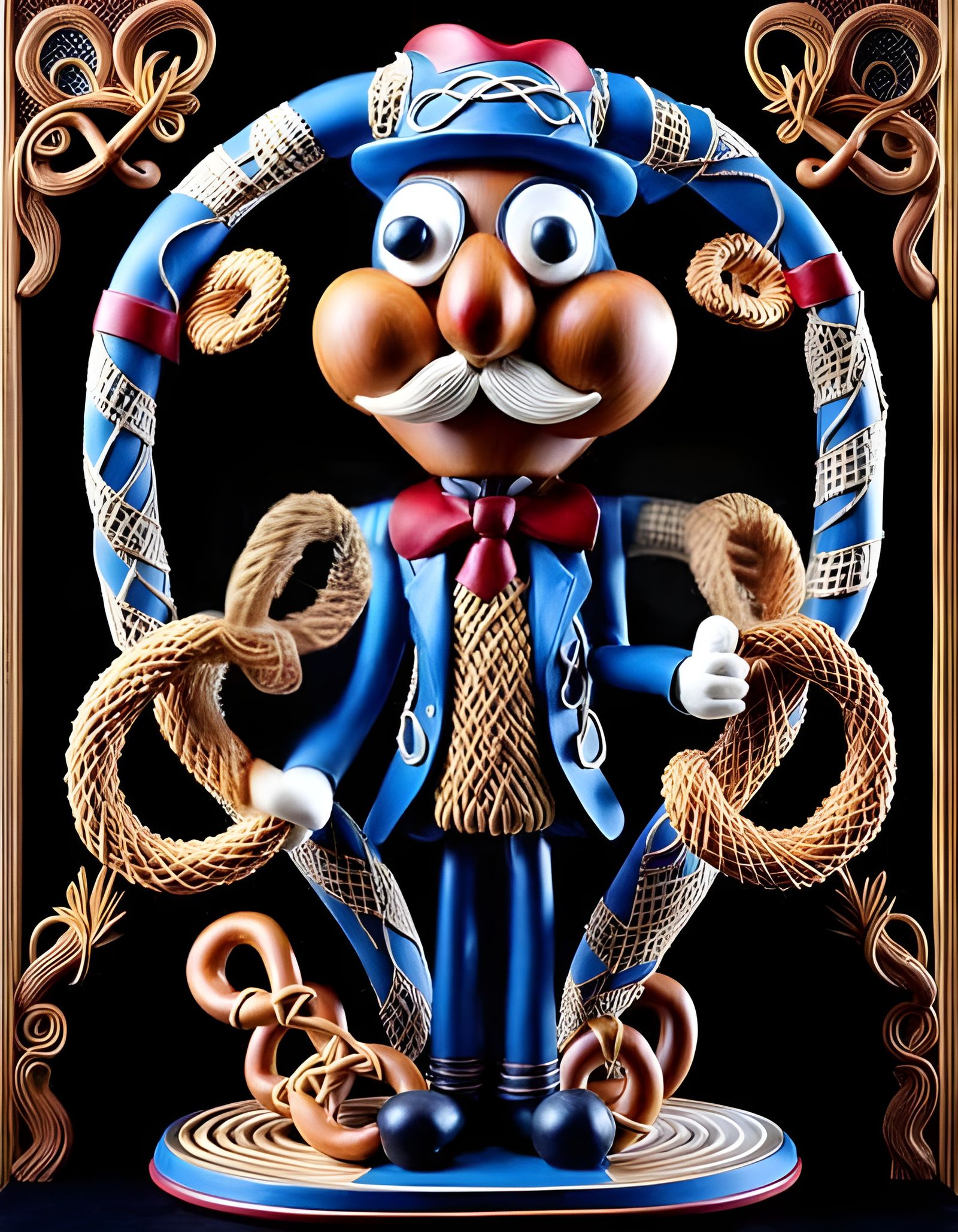 The Pretzel Man - AI Generated Artwork - NightCafe Creator