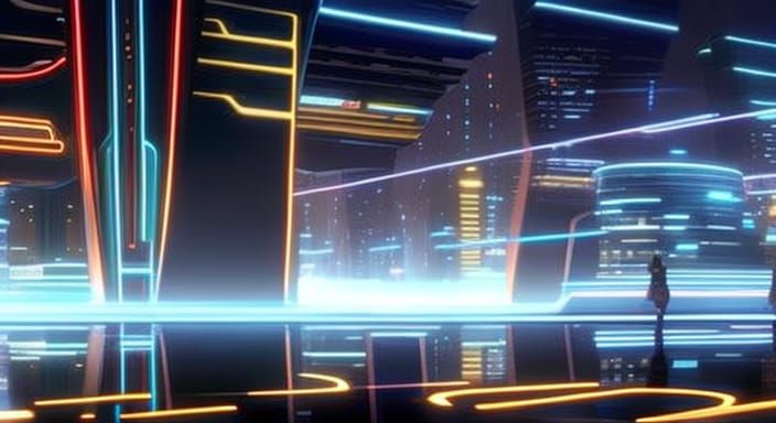 TRON - AI Generated Artwork - NightCafe Creator