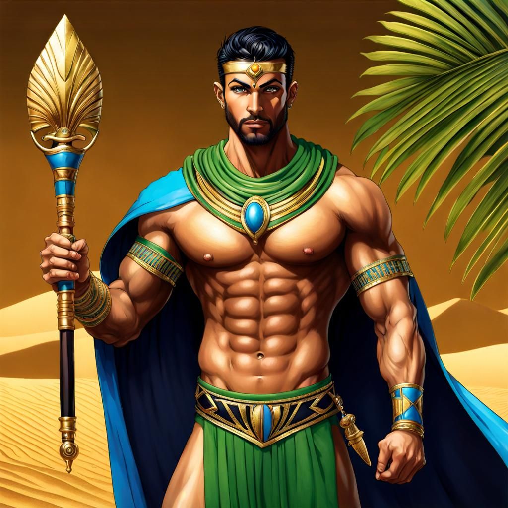 Hot Guy 58 (Osiris) - AI Generated Artwork - NightCafe Creator