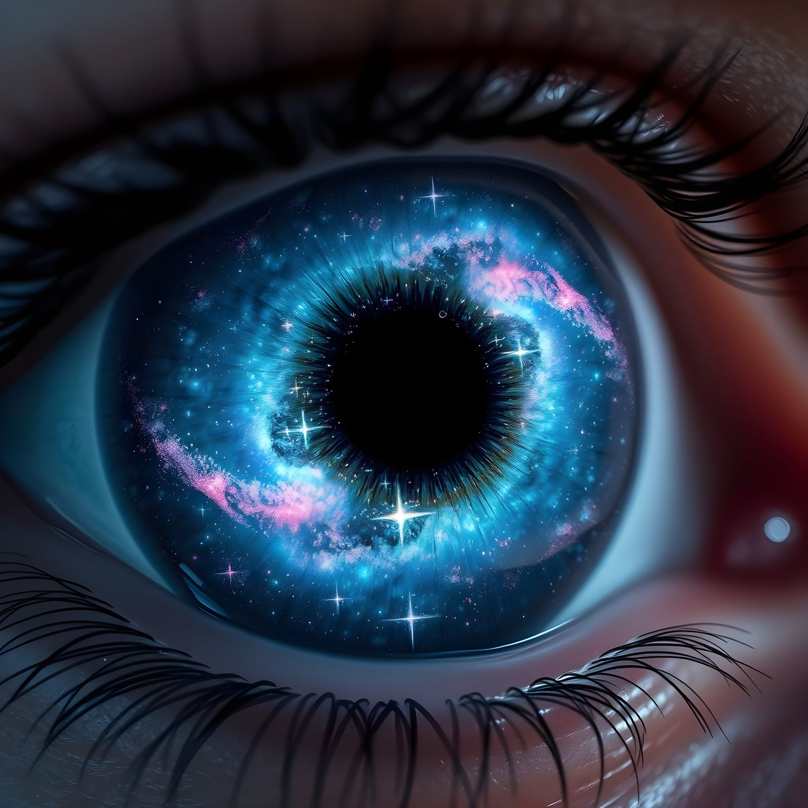 Cosmiris - Galactic Eye: A Cosmic Anatomical Marvel