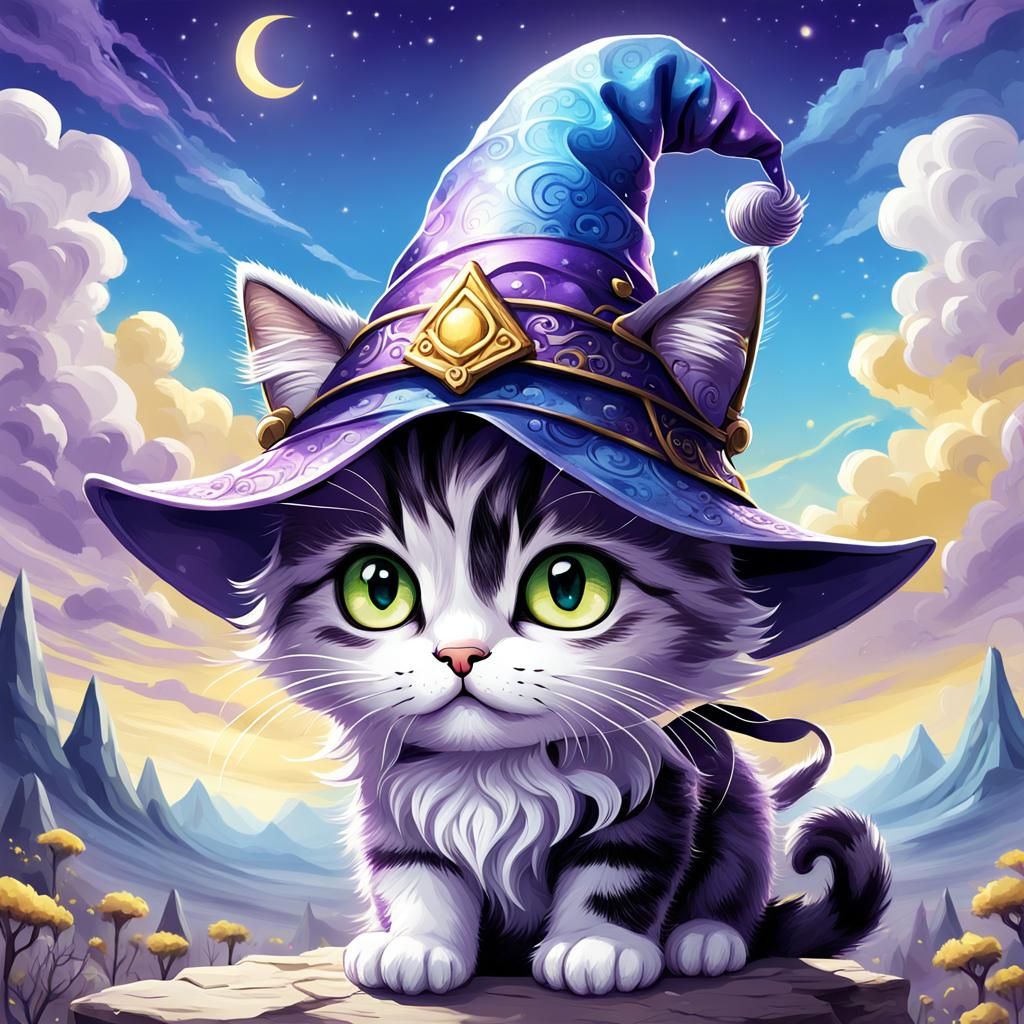 An adorable chibi cat - AI Generated Artwork - NightCafe Creator