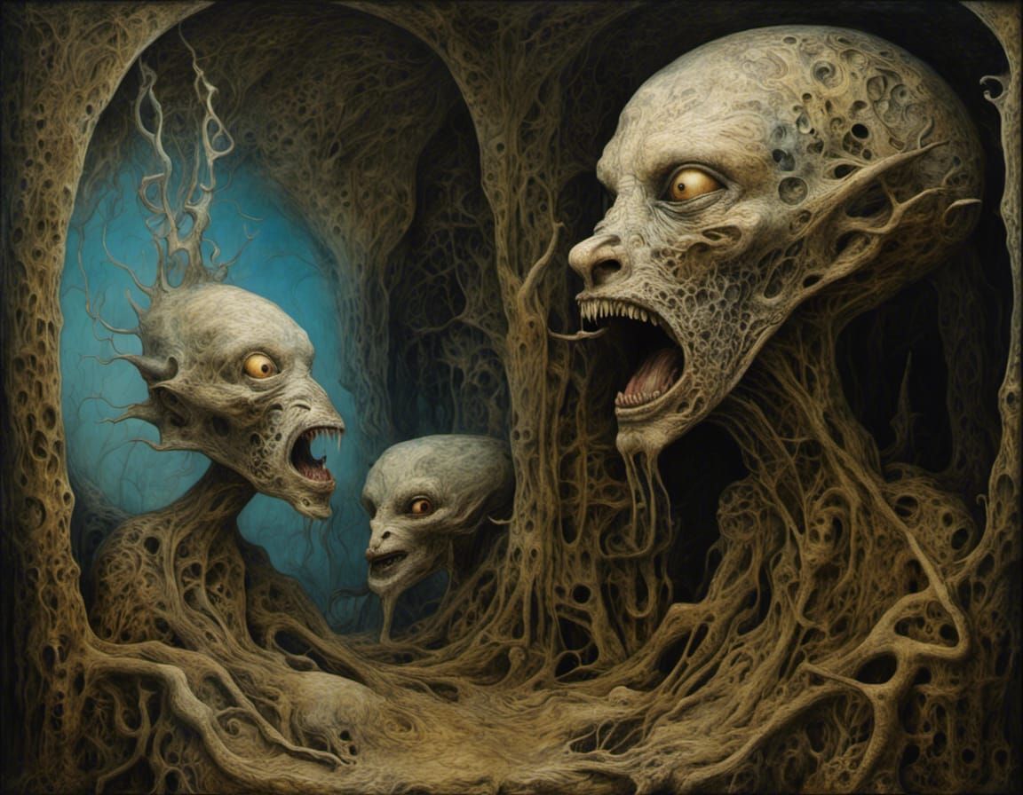 The Unexpected "BOO!" - AI Generated Artwork - NightCafe Creator