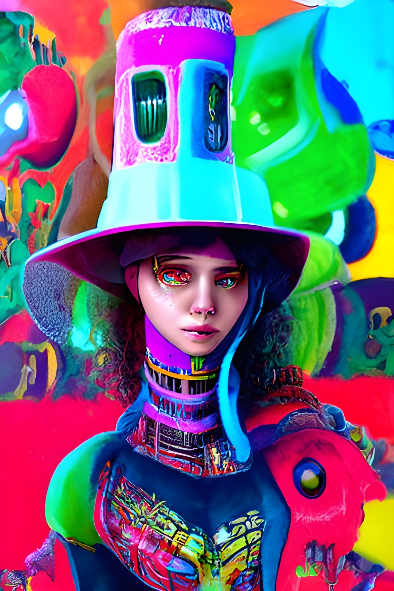 Big hat 03 - AI Generated Artwork - NightCafe Creator