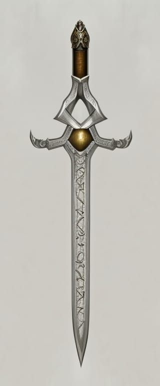 gold and silver dagger - AI Generated Artwork - NightCafe Creator