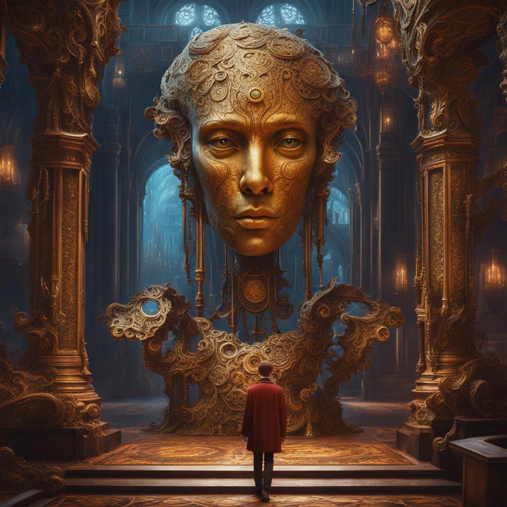 anthropomorphic artificial intelligence ruling the world - AI Generated ...